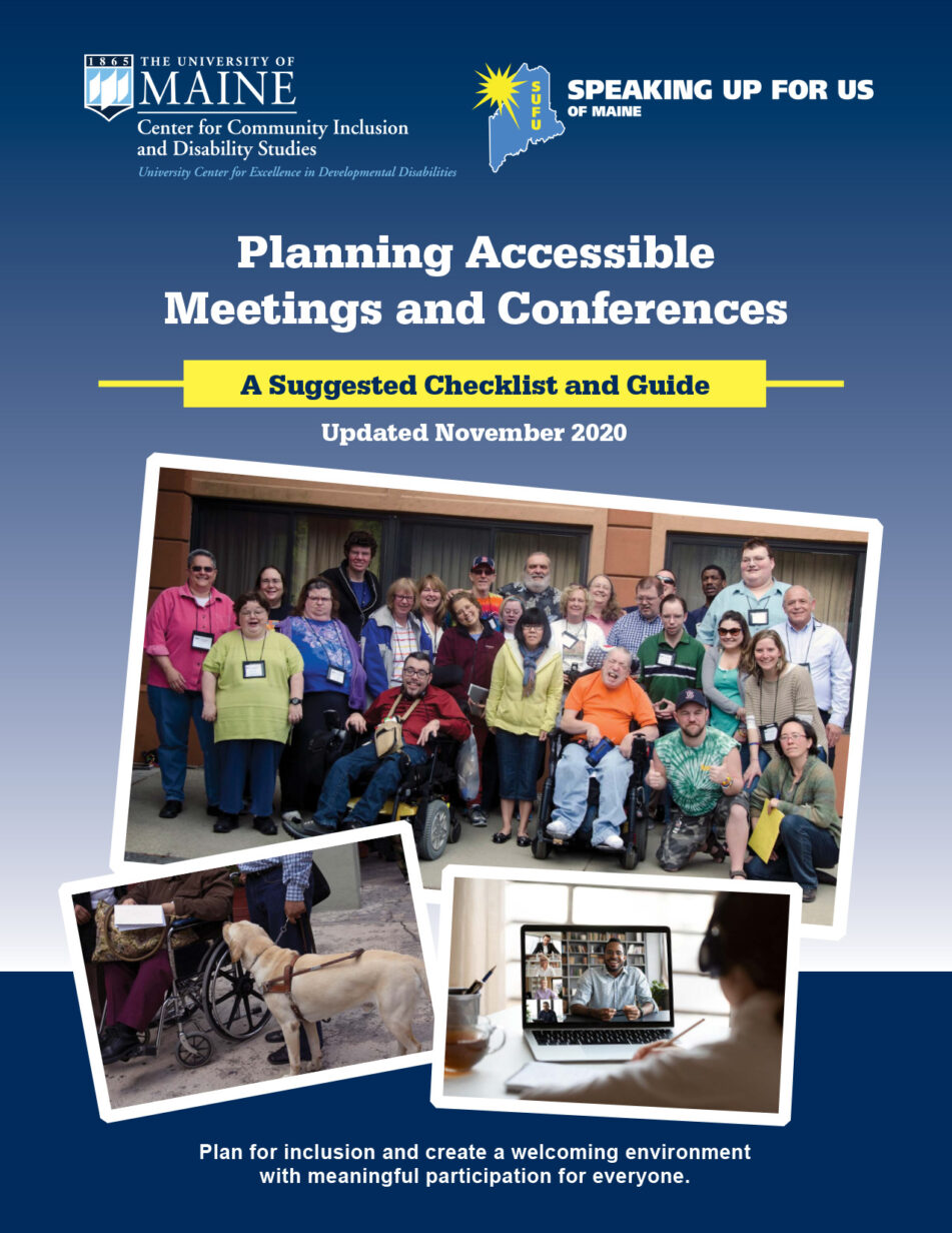 Updated November 2020! Planning Accessible Meetings Checklist and Guide ...
